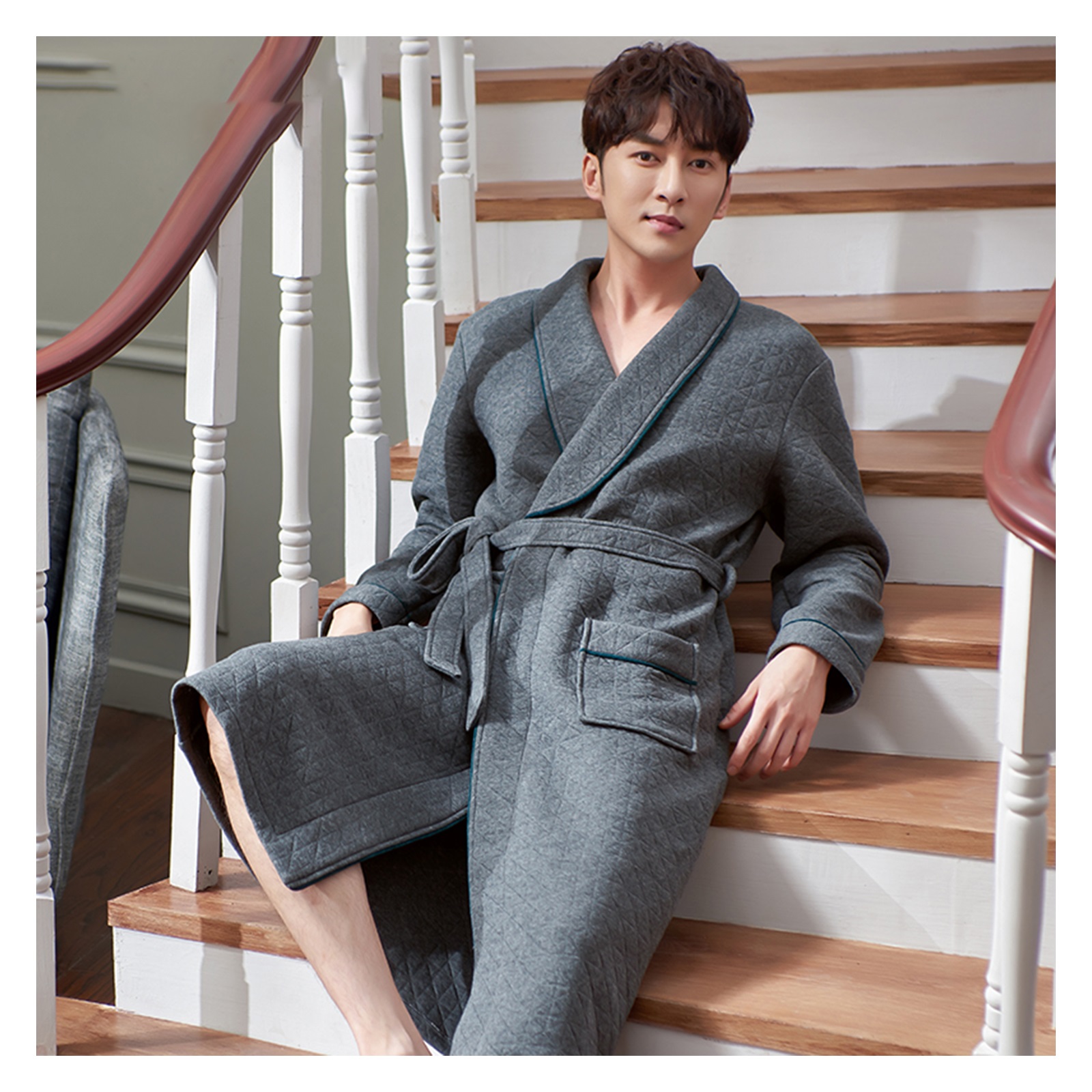 Bathrobes For Women Cotton, Long Robes For Women Warm Dressing Gown ...