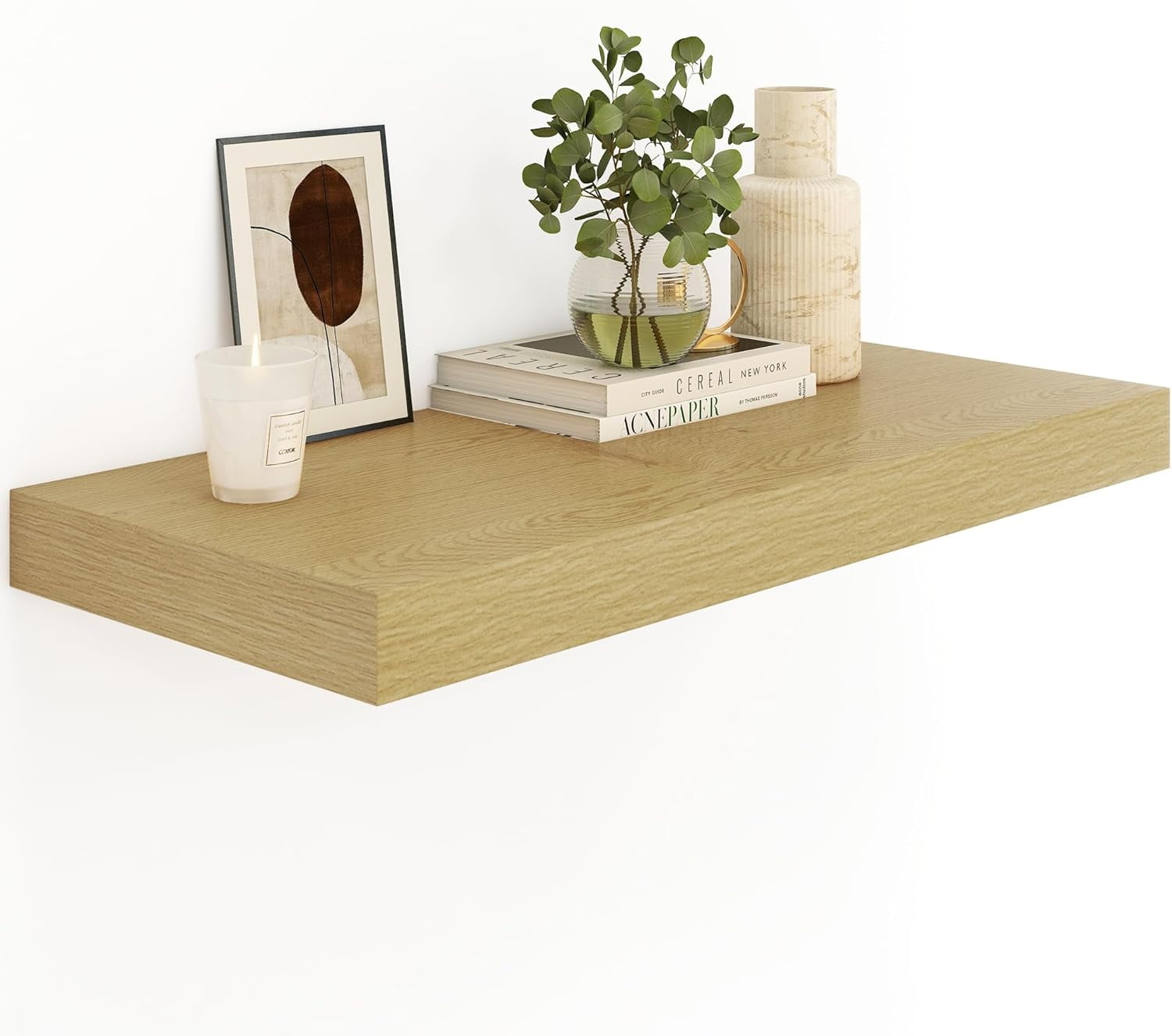 Bathroom 12'' Deep Floating Shelves for Wall - Shelf Over Toilet Wall ...