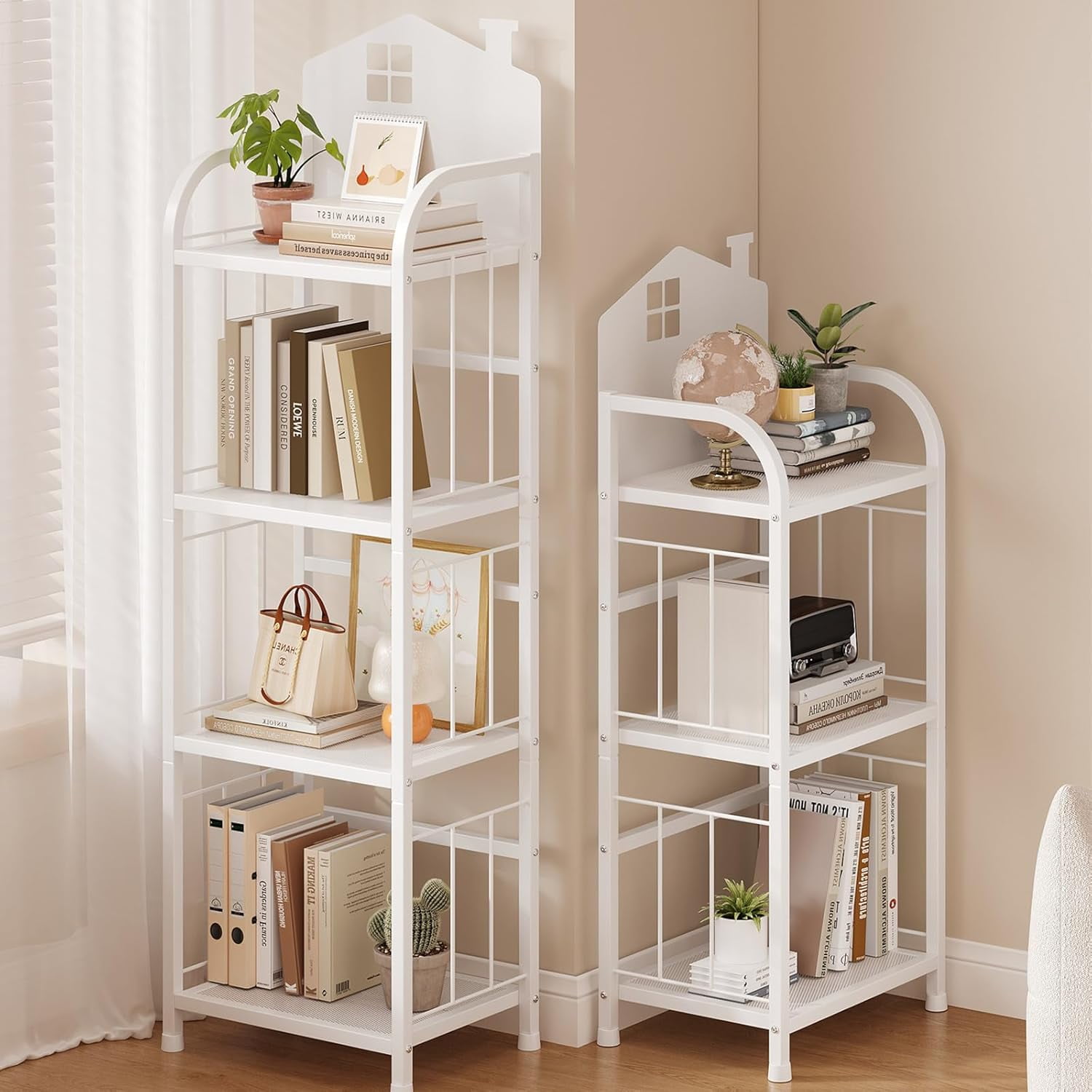 Bathroom 4 Tier Shelf White - Walmart.com