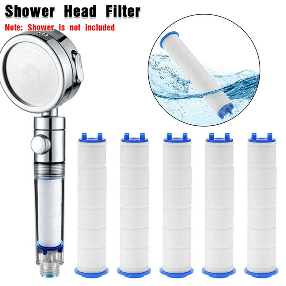 Bathroom Accessories 5pcs Shower Head Filters Negative Ions Pressurized
