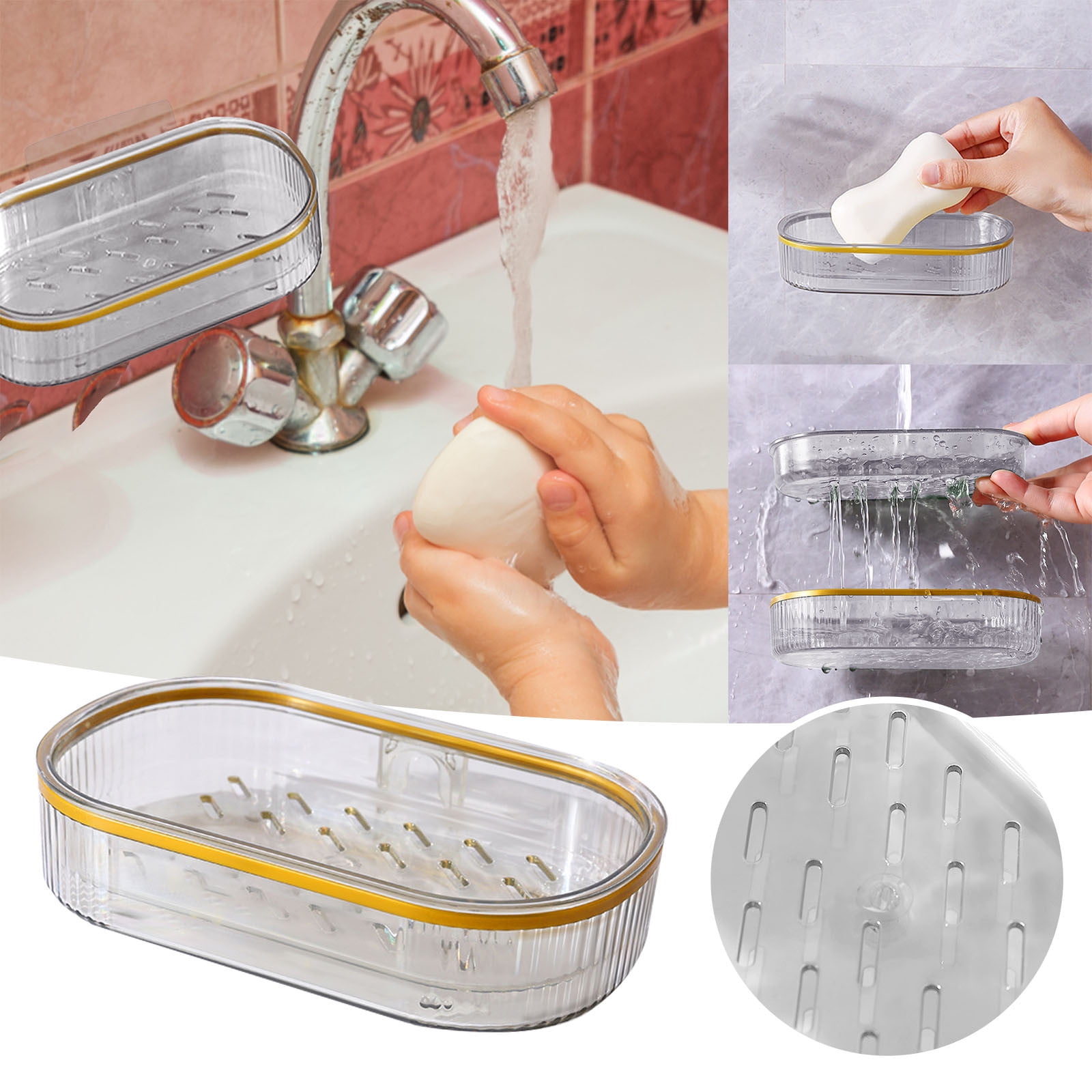 Bathroom Accessories,Creative Cloud Soap Box Wall Mounted Paste Soap ...