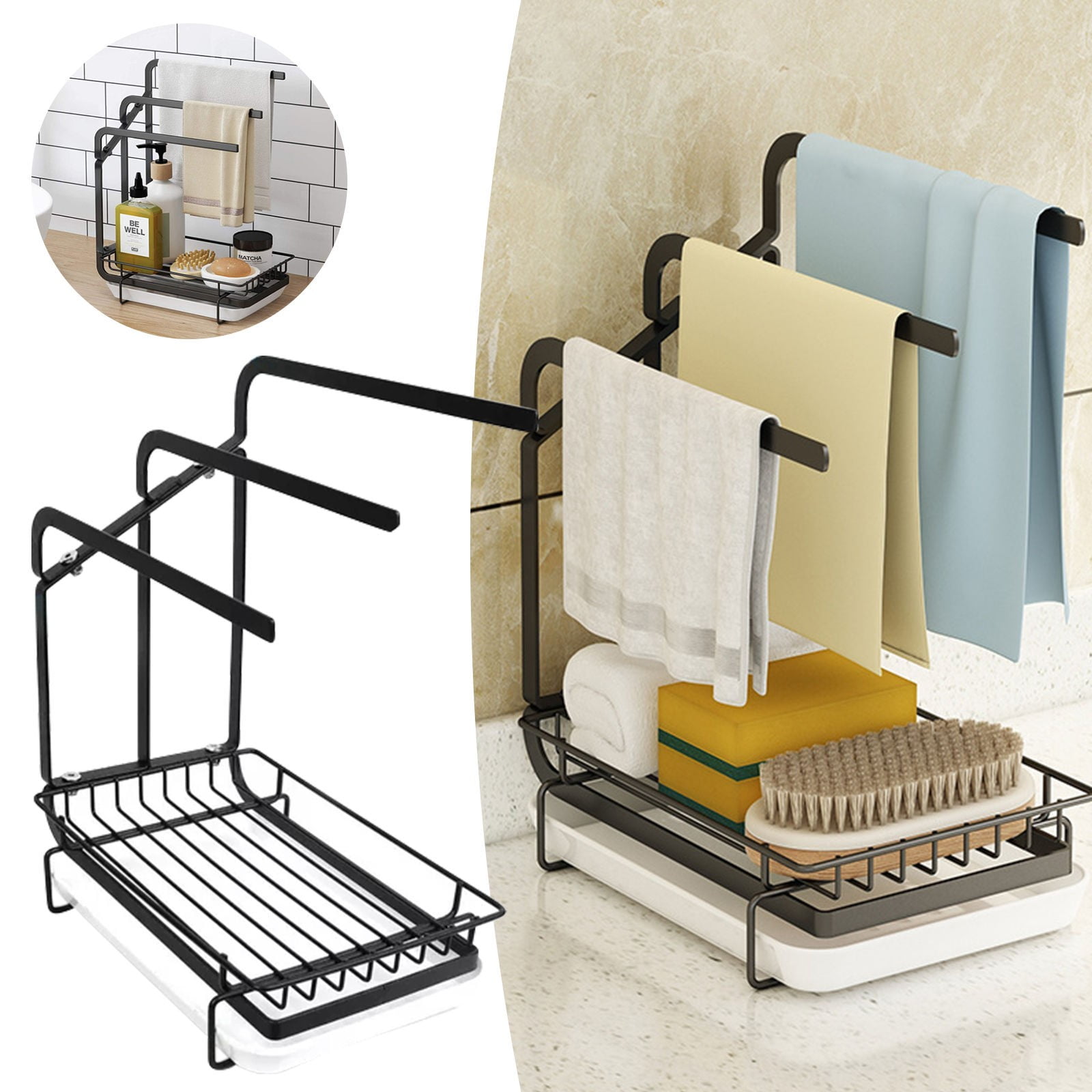 Bathroom Accessories,Drain Pan For Kitchen Sink Kitchen Sink Caddy ...
