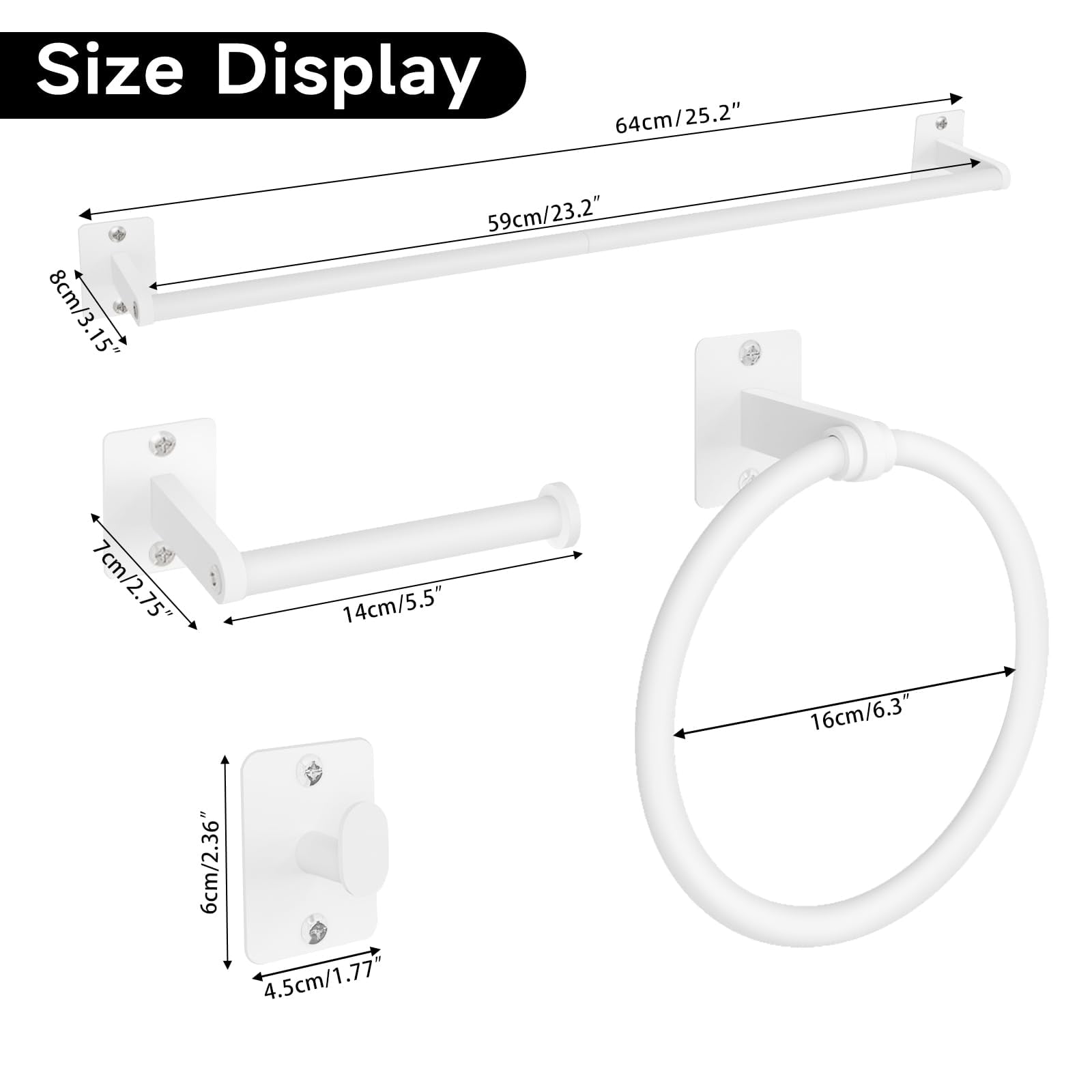 Bathroom Accessories Set,Bathroom Hardware Set, Towel Bar, Towel Racks ...