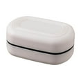 Double Layered Soap Container with Draining Layer for Bathroom Kitchen ...
