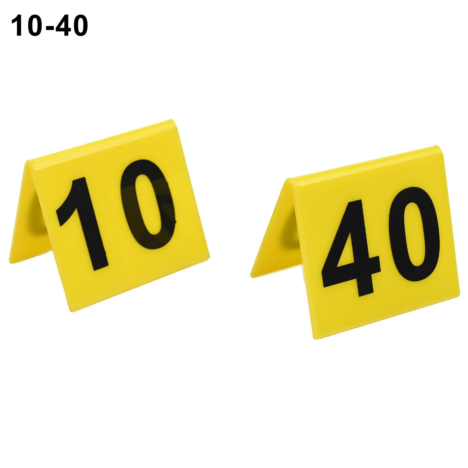 Bathroom Accessories Table Number Signs 1-40 Table Numbering Table ...