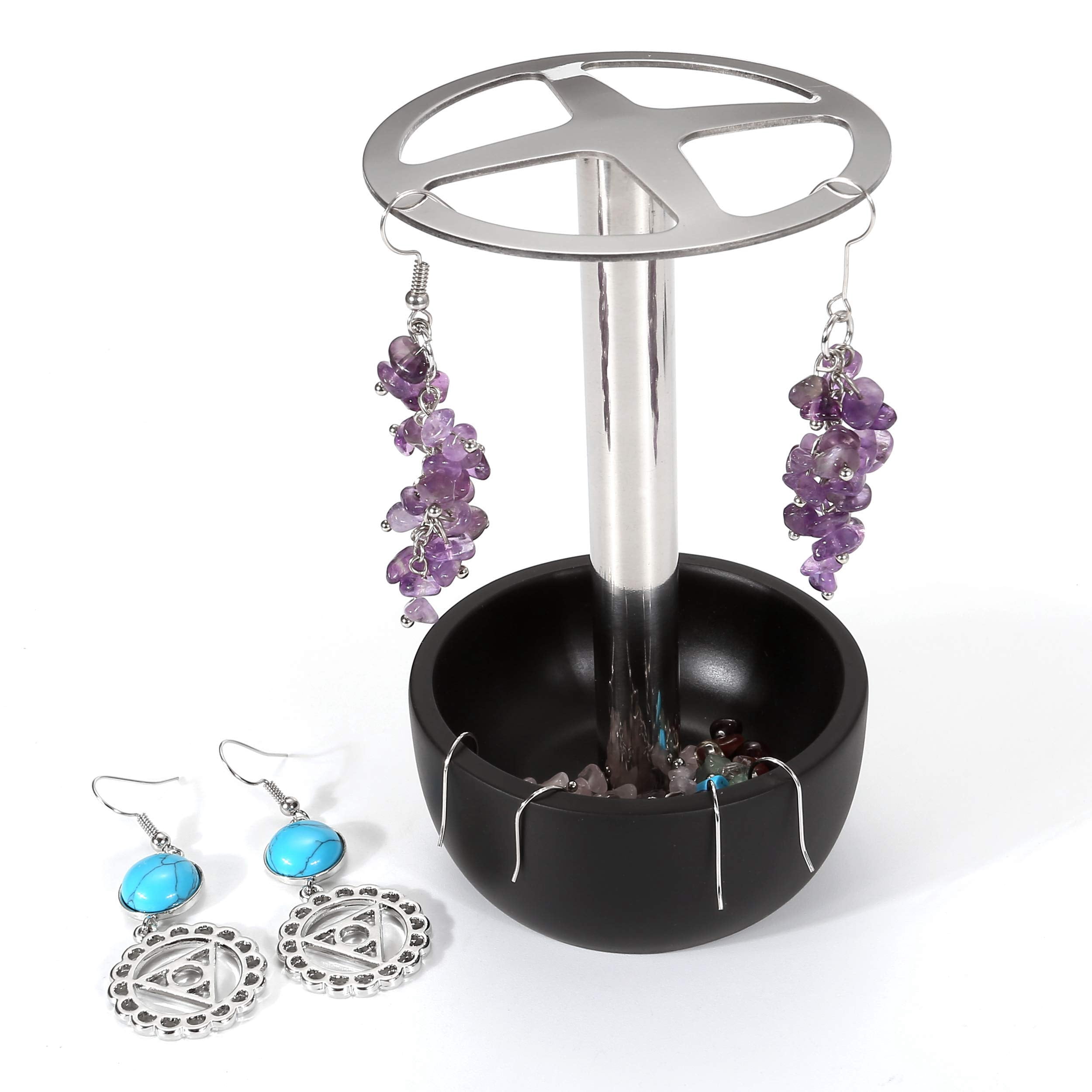 Bathroom Accessories Toothbrush Holders Stand with 6pcs Soft Travel ...