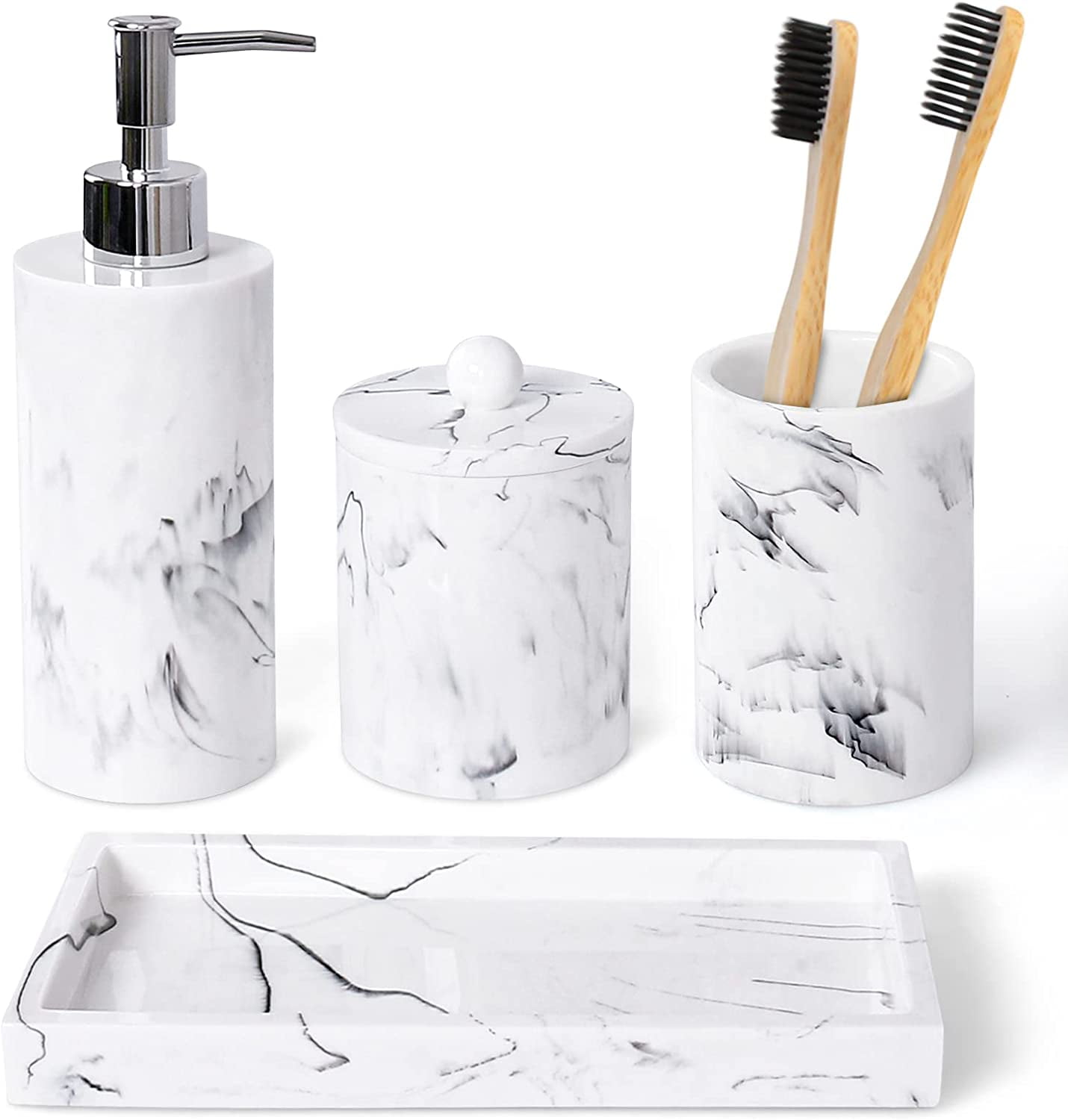 Soap Dispenser And Toothbrush Holder