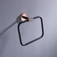 Bathroom Accessory Set Rose Gold Black Bathroom Accessories Hardware ...