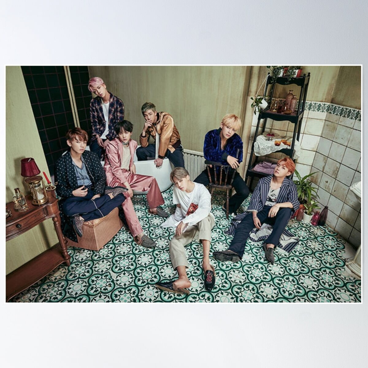 Bathroom Aesthetic, Bts Poster Poster Wall Art, Modern Wall Decor For ...