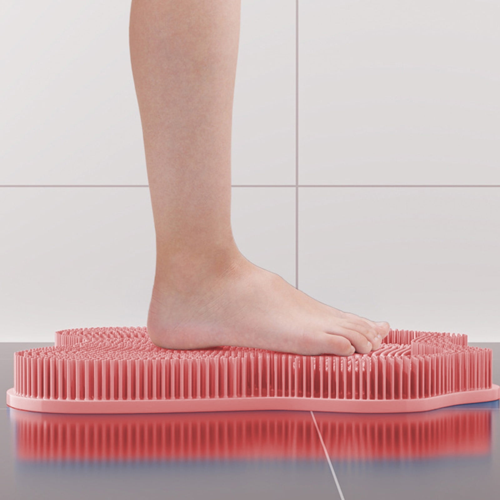 Bathroom Anti-Slip Mat | Multifunctional PVC Bath Mat with Foot and ...