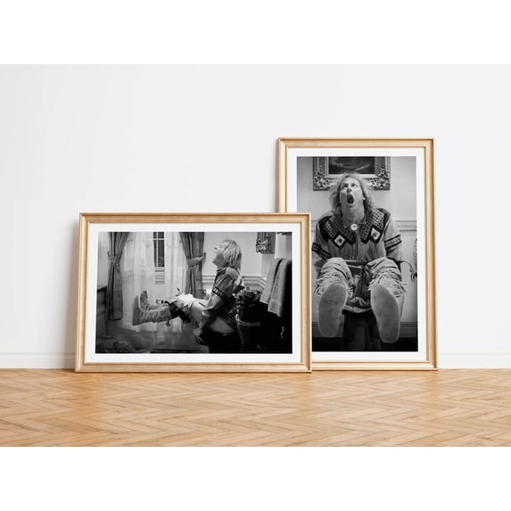 Bathroom Art Movie Funny Bathroom Decor Dumb Movie Oil Painting Funny ...