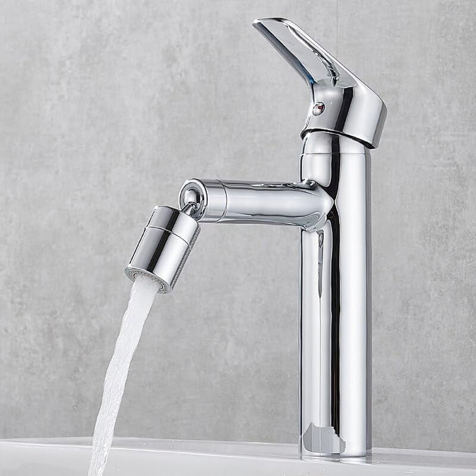 Bathroom Basin Faucet 360 Rotation Thermostat Water Tap Chrome/Black ...