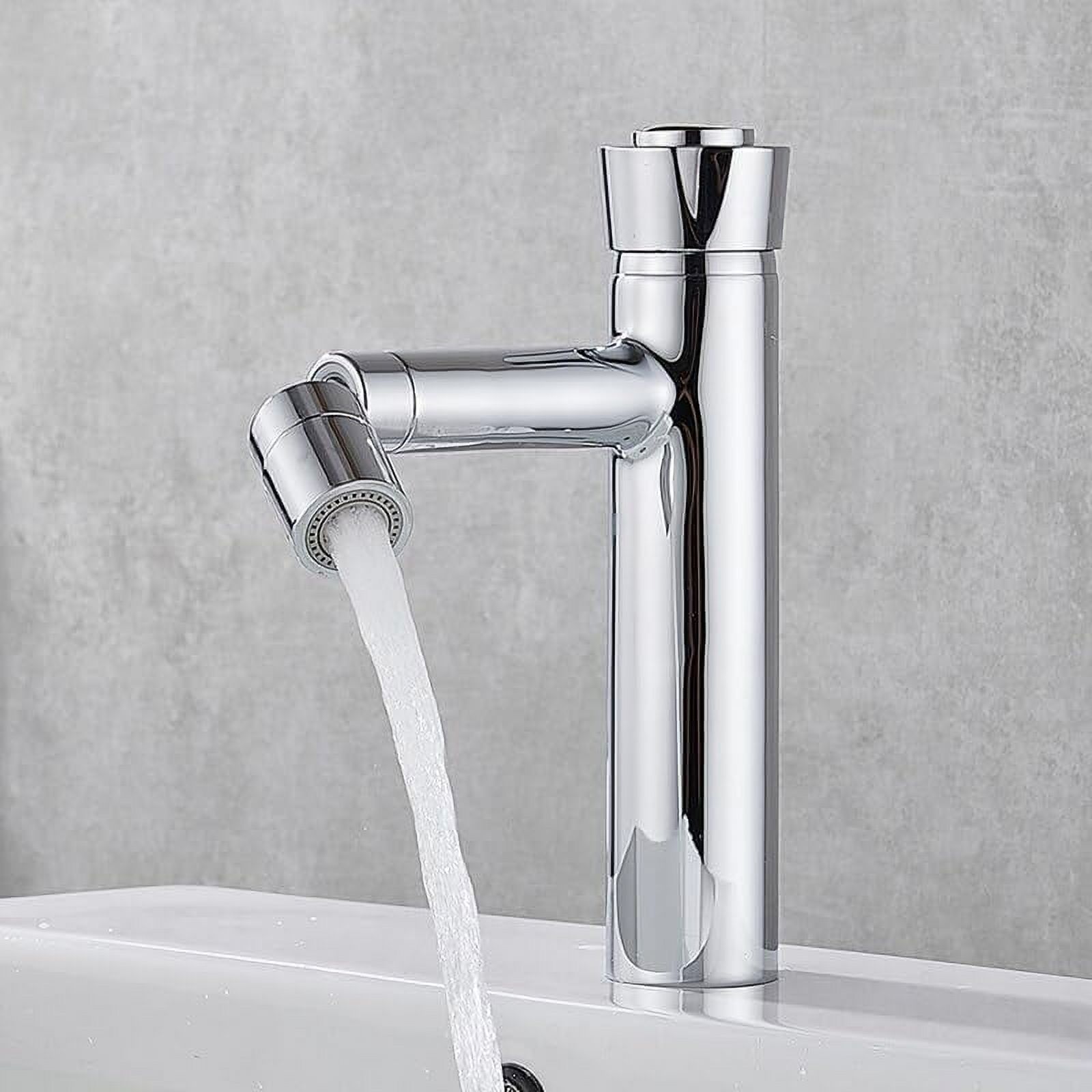 Bathroom Basin Faucet 360 Rotation Thermostat Water Tap Chrome/Black ...