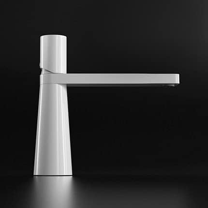 Bathroom Basin Faucet Black Sink Tap Grey Water Tap Hot and Cold Chrome ...