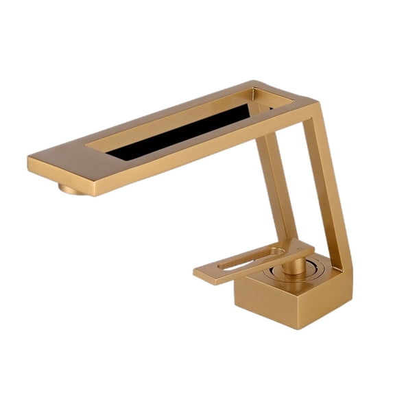 Bathroom Basin Faucet Cold & Hot Water Mixer Sink Tap, Single Handle ...