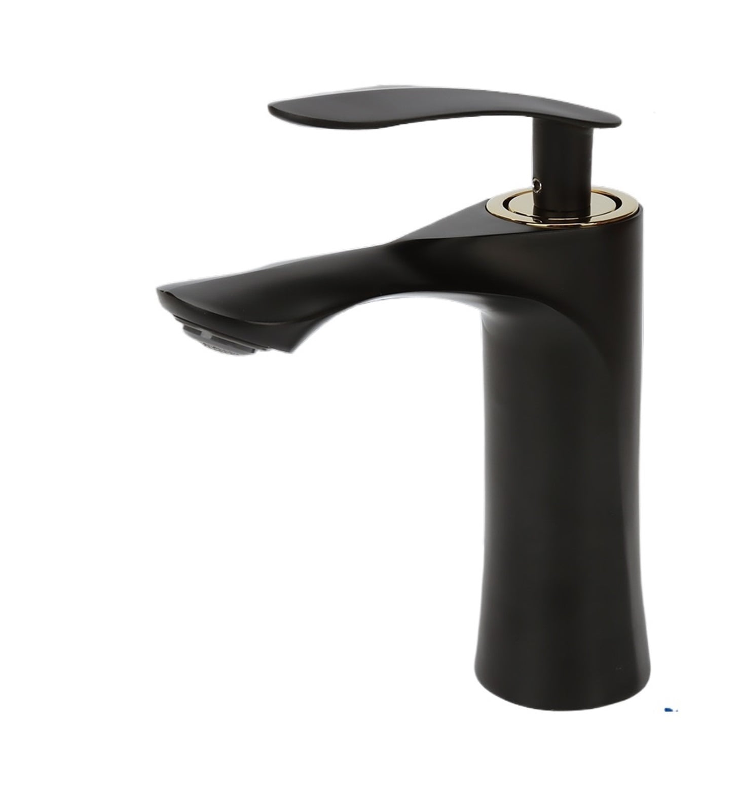Bathroom Basin Faucet, Deck Mounted Black Chrome Gold Luxury Sink Tap ...