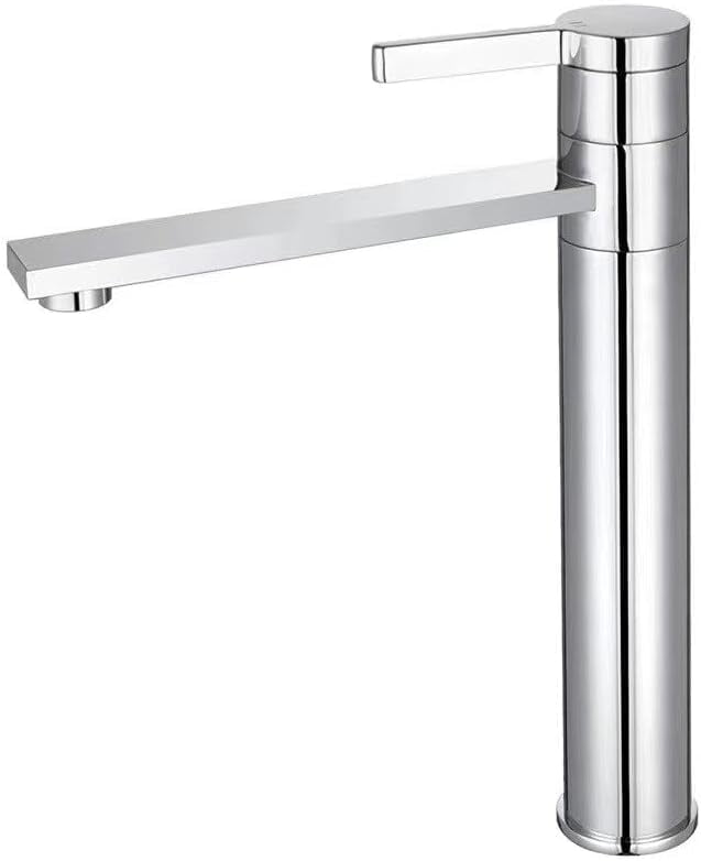 Bathroom Basin Faucet Rotational Spout Tap Deck Mount Single Handle ...