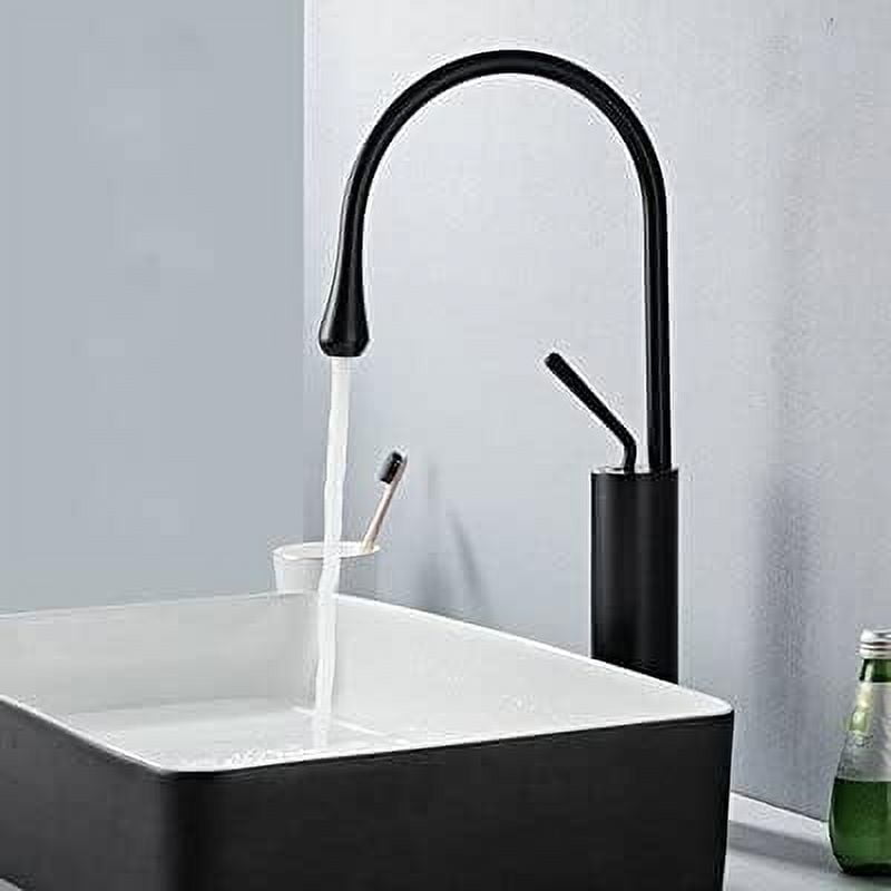 Bathroom Basin Faucet Single Handle Cold and Hot Water Tap Personality ...
