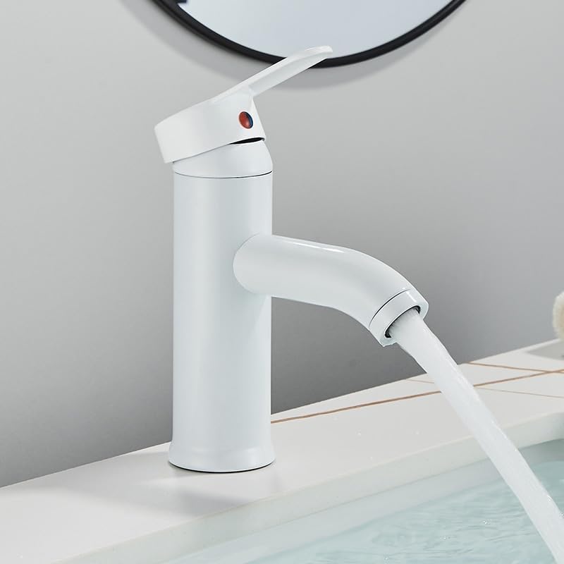 Bathroom Basin Faucet Water Tap Black Stainless Steel Paint Faucet ...