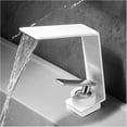 Bathroom Basin Faucets Modern Mixer Faucets Single Hole Crane Hot and ...