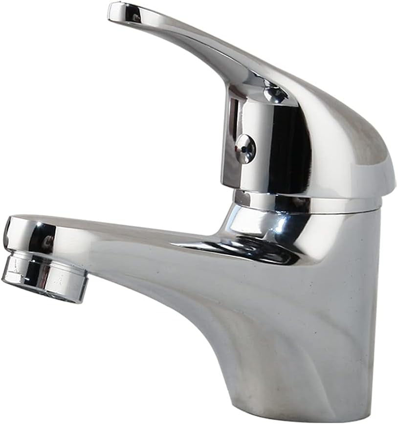 Bathroom Basin Sink Tap, Single Handle Vessel Vanity Mixer Tap Faucet ...