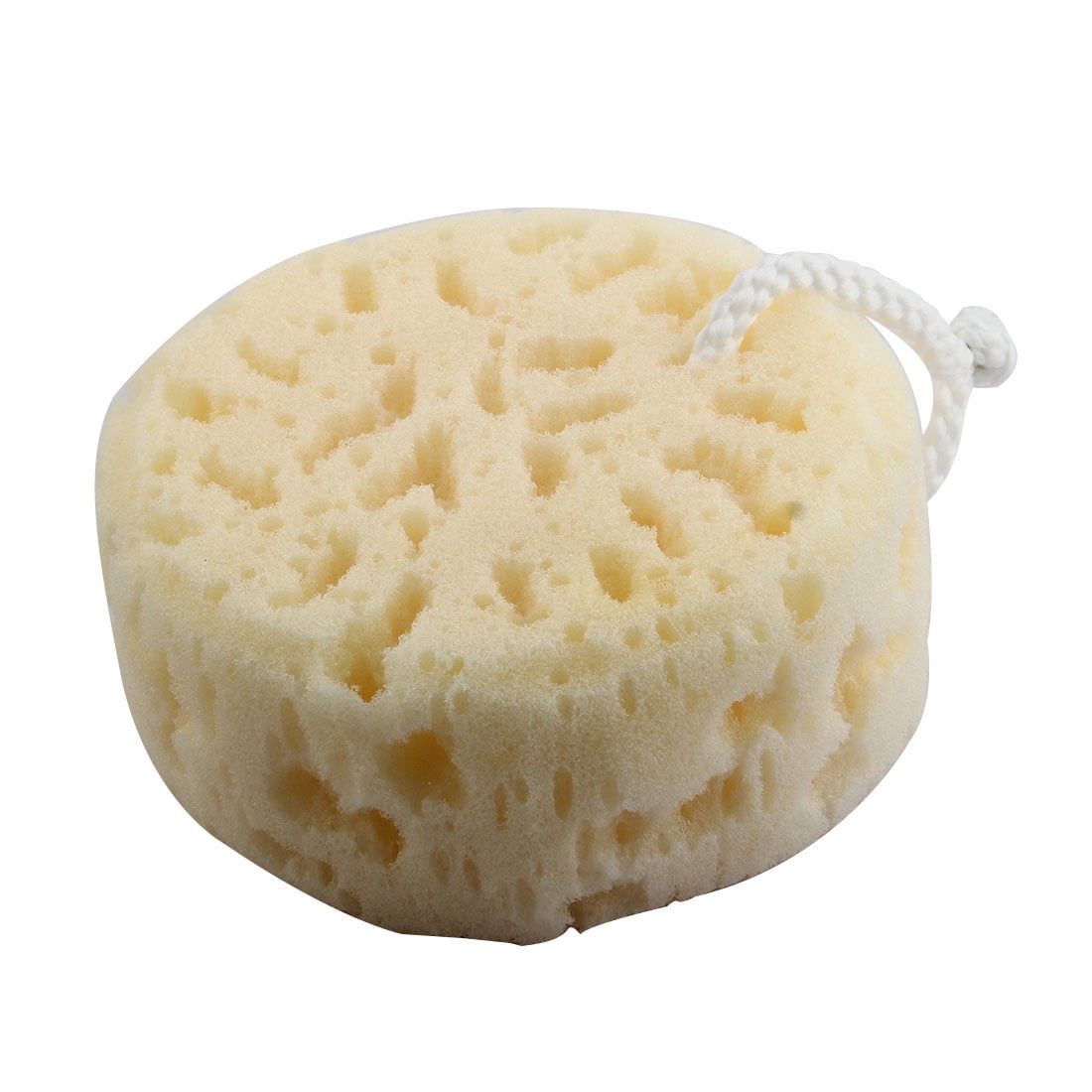 Bathroom Bath Sponge Round Shower Body Clean Loop Pouf Scrubber Light ...