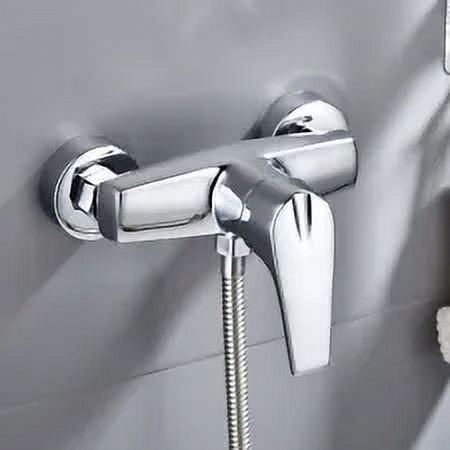 Bathroom Bath Tub Faucet Wall Mount Mixer Tap Control Valve Kit Shower ...