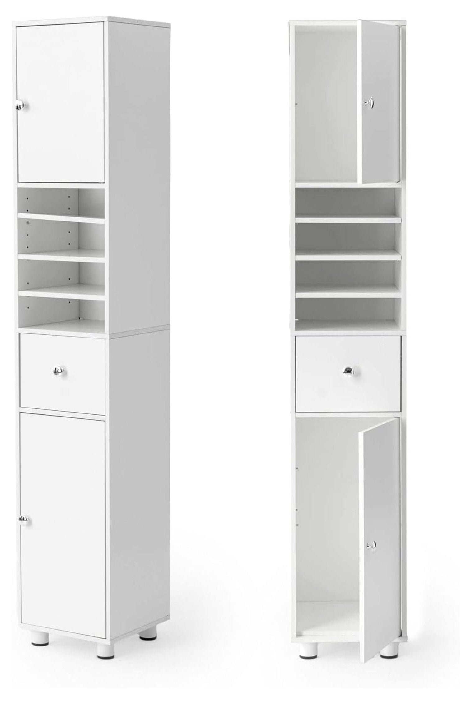 Bathroom Cabinet with Adjustable Shelf, Storage Cabinet for Small Space ...