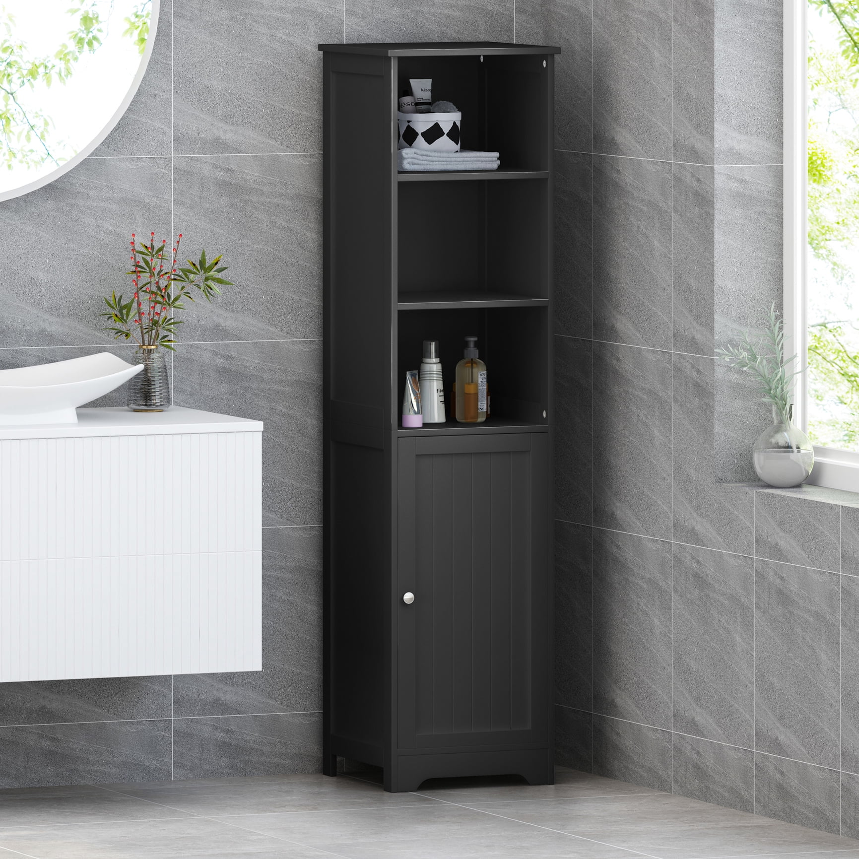 Bathroom Cabinet | Simple Flat Panel Design for a Modern Bathroom ...