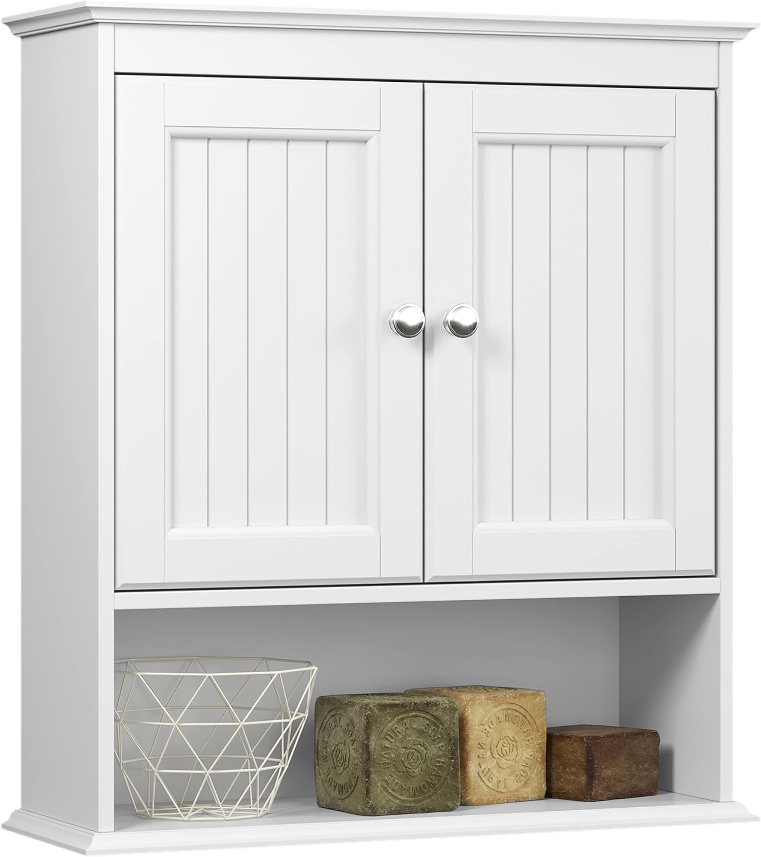 Bathroom Cabinet Wall Mounted with Doors, Cabinet with Doors and ...