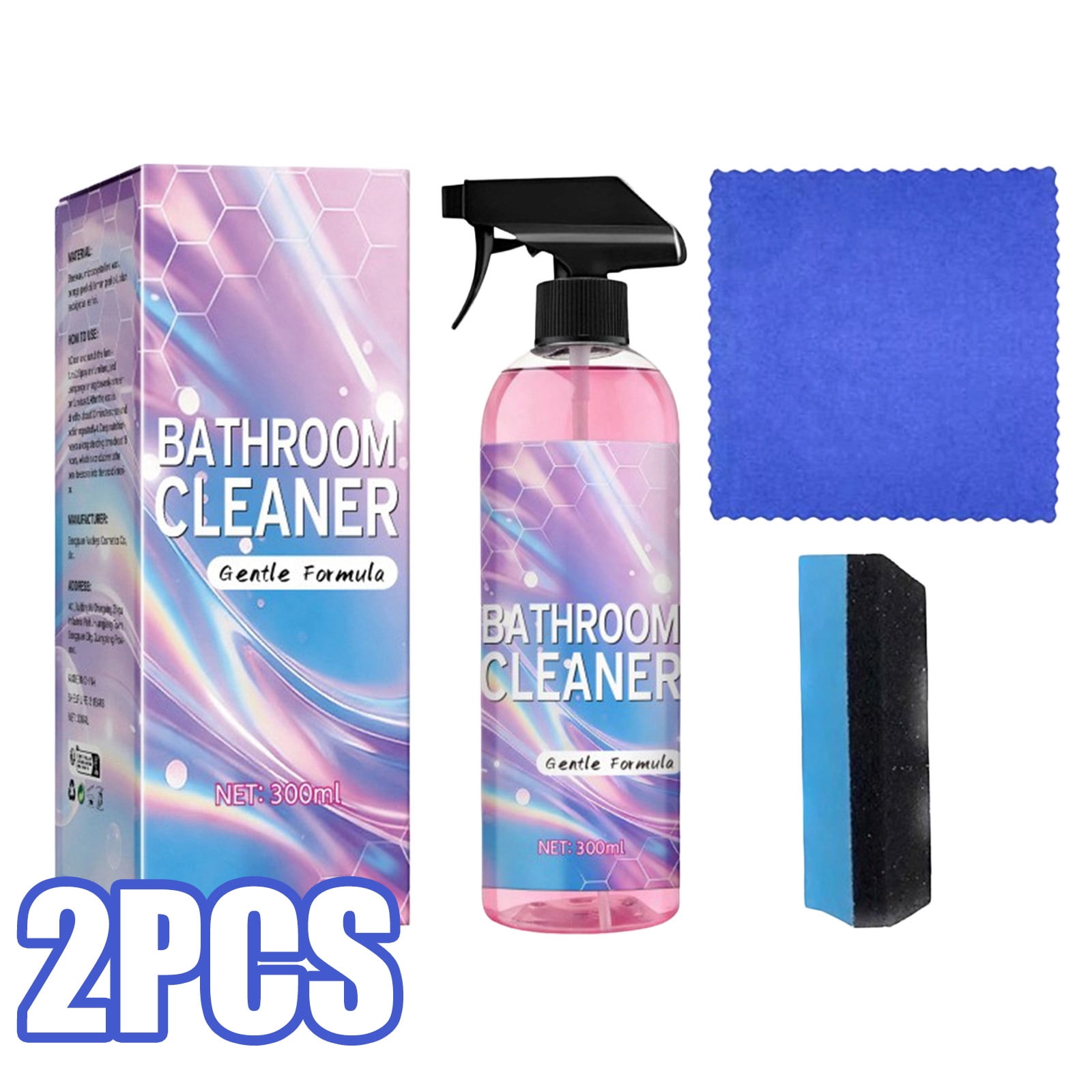 Bathroom Cleaner 10 Fl Oz Powerful Pink Bathroom Cleaner Spray ...