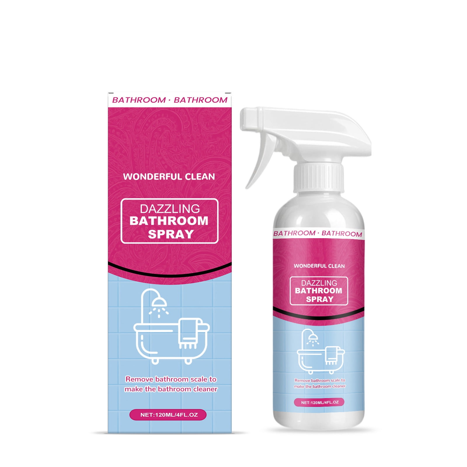 Bathroom Cleaner Bathroom Glass Descaler To Tile Faucet Remover Tub ...