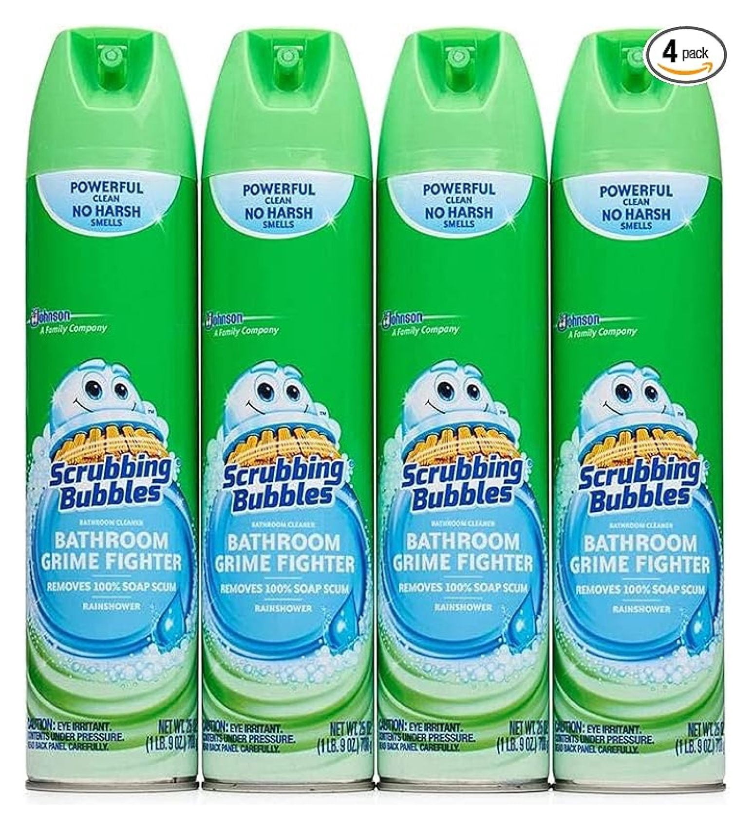 Bathroom Cleaner Disinfectant Spray - 4 Pack - Multi-Surface Bathroom ...
