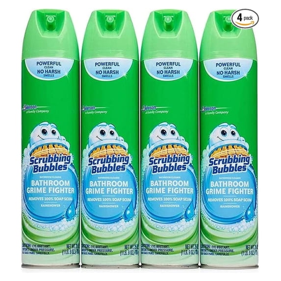 Bathroom Cleaner Disinfectant Spray - 4 Pack - Multi-Surface Bathroom ...