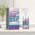 Bathroom Cleaner, Glass Descaler, Bathroom Stain Remover for Tiles Faucets and Tub, 60ml Daily ...