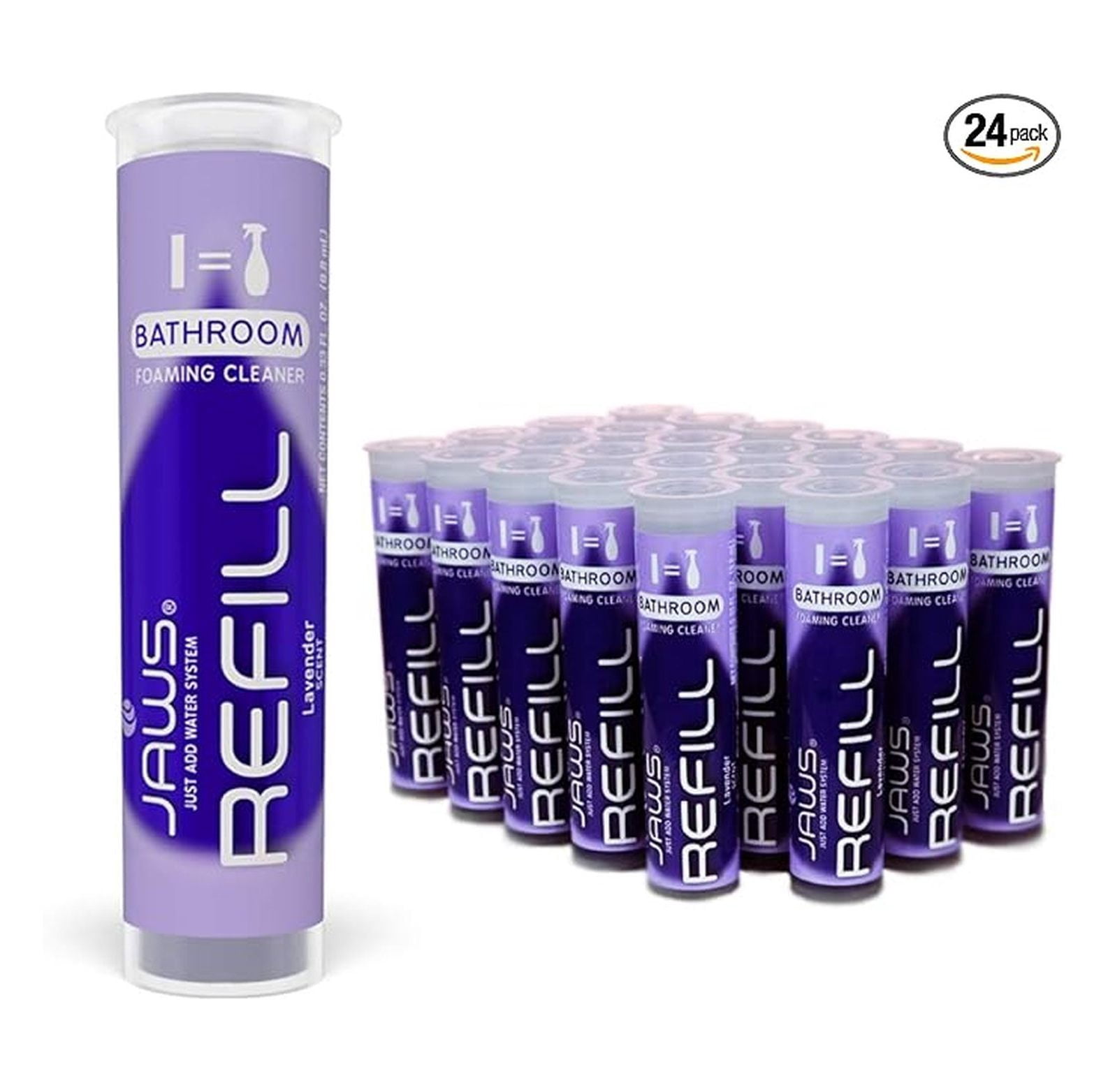 Bathroom Cleaner Refill Pods - 24 Count - Foaming Cleaner Concentrate ...