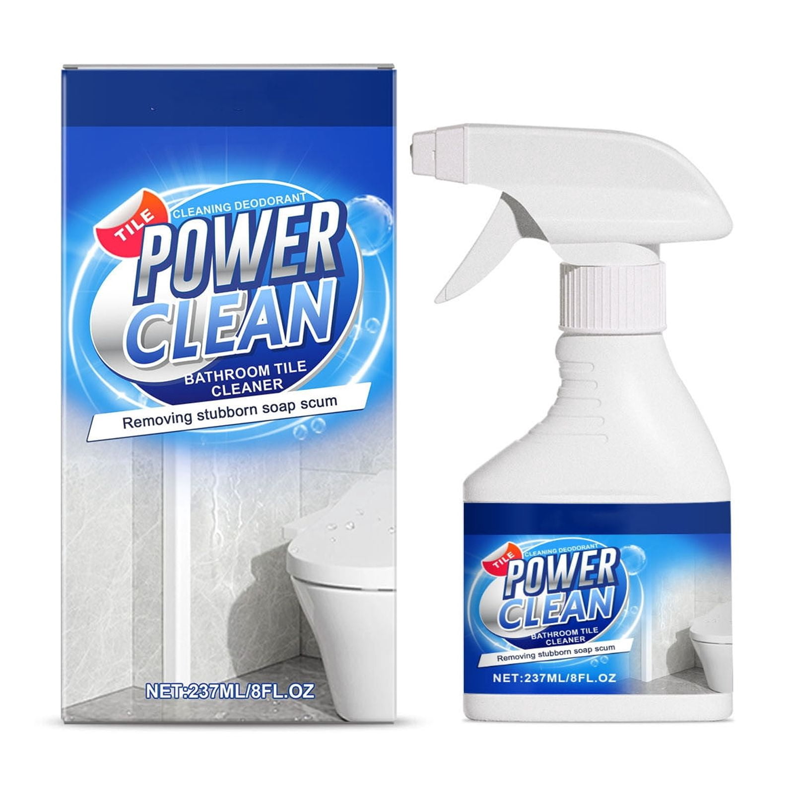 Bathroom Cleaner For Glass Doors And Bathtubs 237Ml Powerful Formula ...