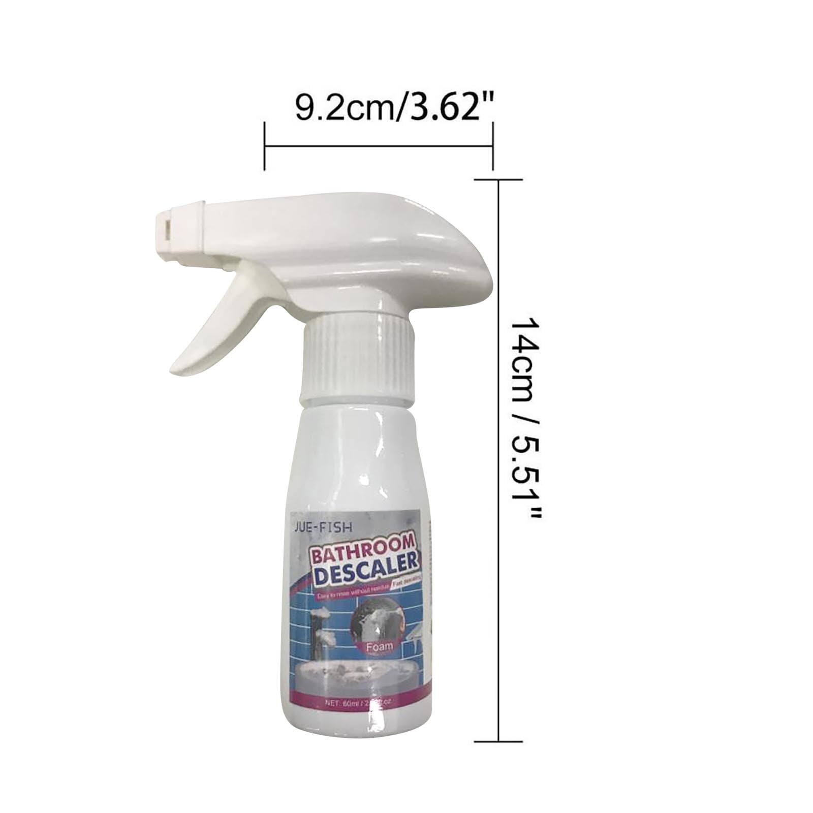 Bathroom Cleaner Spray Powerful Stain Remover for Bathtub Tile Faucet Toilet Bowl Glass Descaler ...