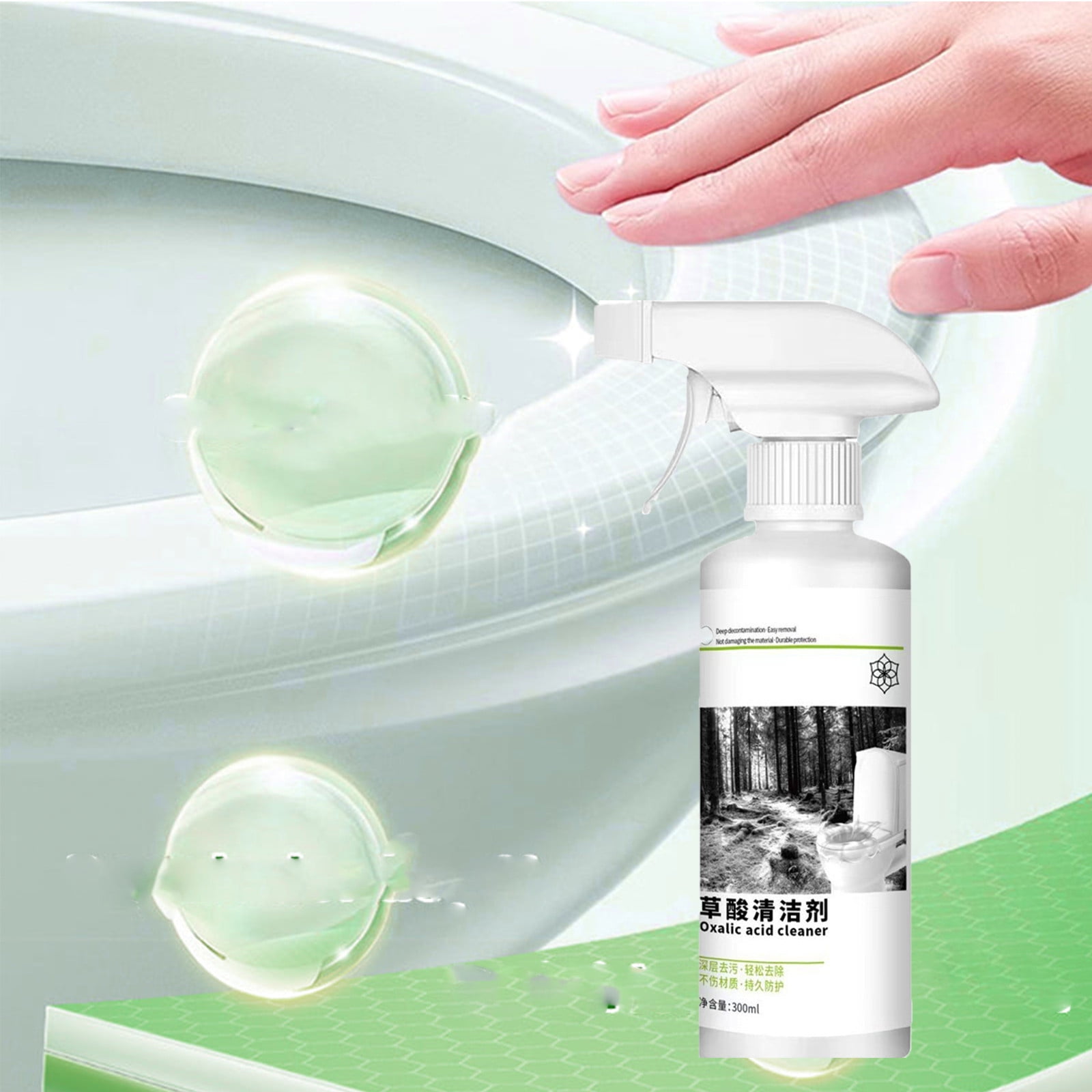 Bathroom Cleaner - Tea Tree Bathtub & Shower Cleaner Spray for Glass ...