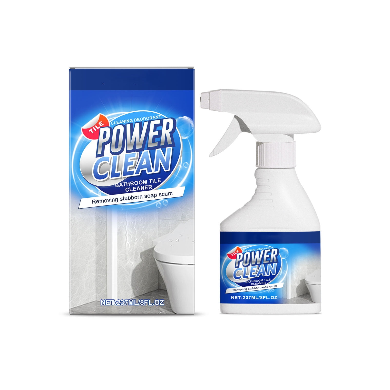 Bathroom Cleaner for Glass Doors and Bathtubs 237ml - Walmart.com
