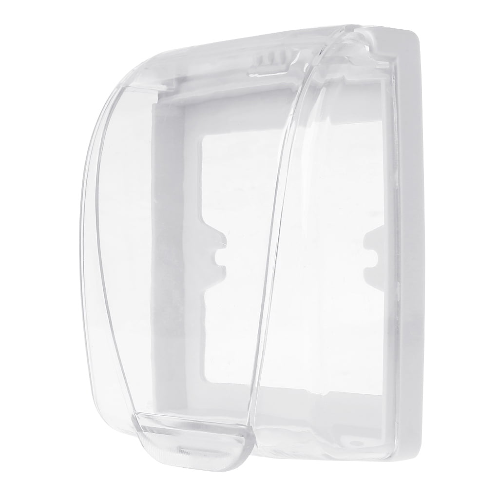 Bathroom Clear Electrical Outlet Cover Plastic Weatherproof Cover ...