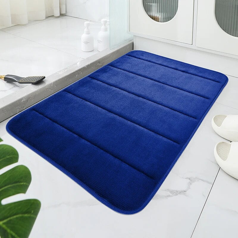 Bathroom Coral Velvet Anti-skid Mat,Quick Water Absorption,Dry Machine ...