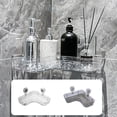 Bathroom Corner Storage Shelf with Strong Suction Cups for Shampoo and ...
