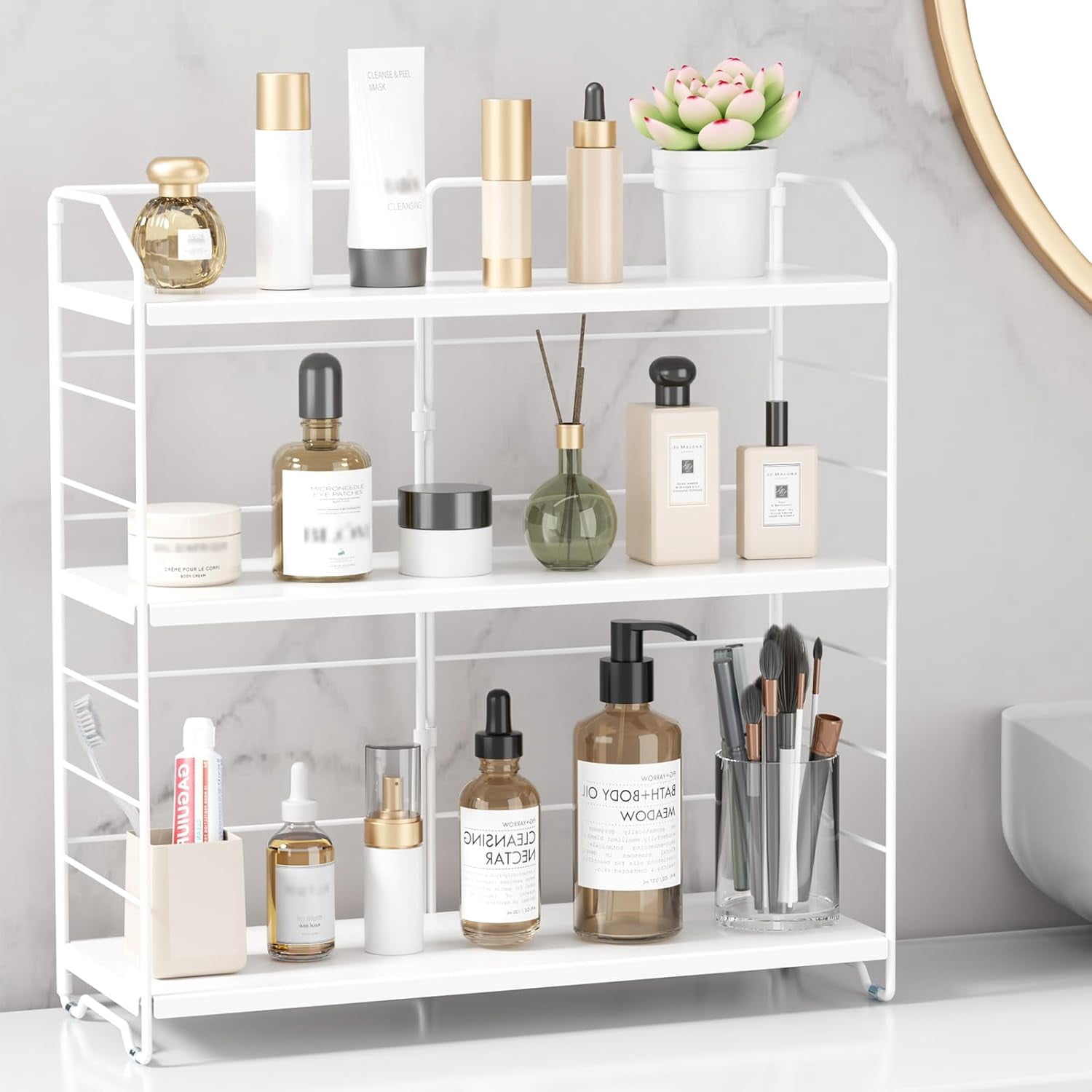 Bathroom Counter Organizer, Makeup Organizer Countertop, Countertop ...