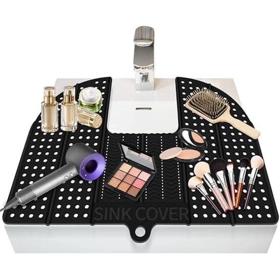 Bathroom for Counter Space, Silicone Foldable Convenient for Bathroom ...