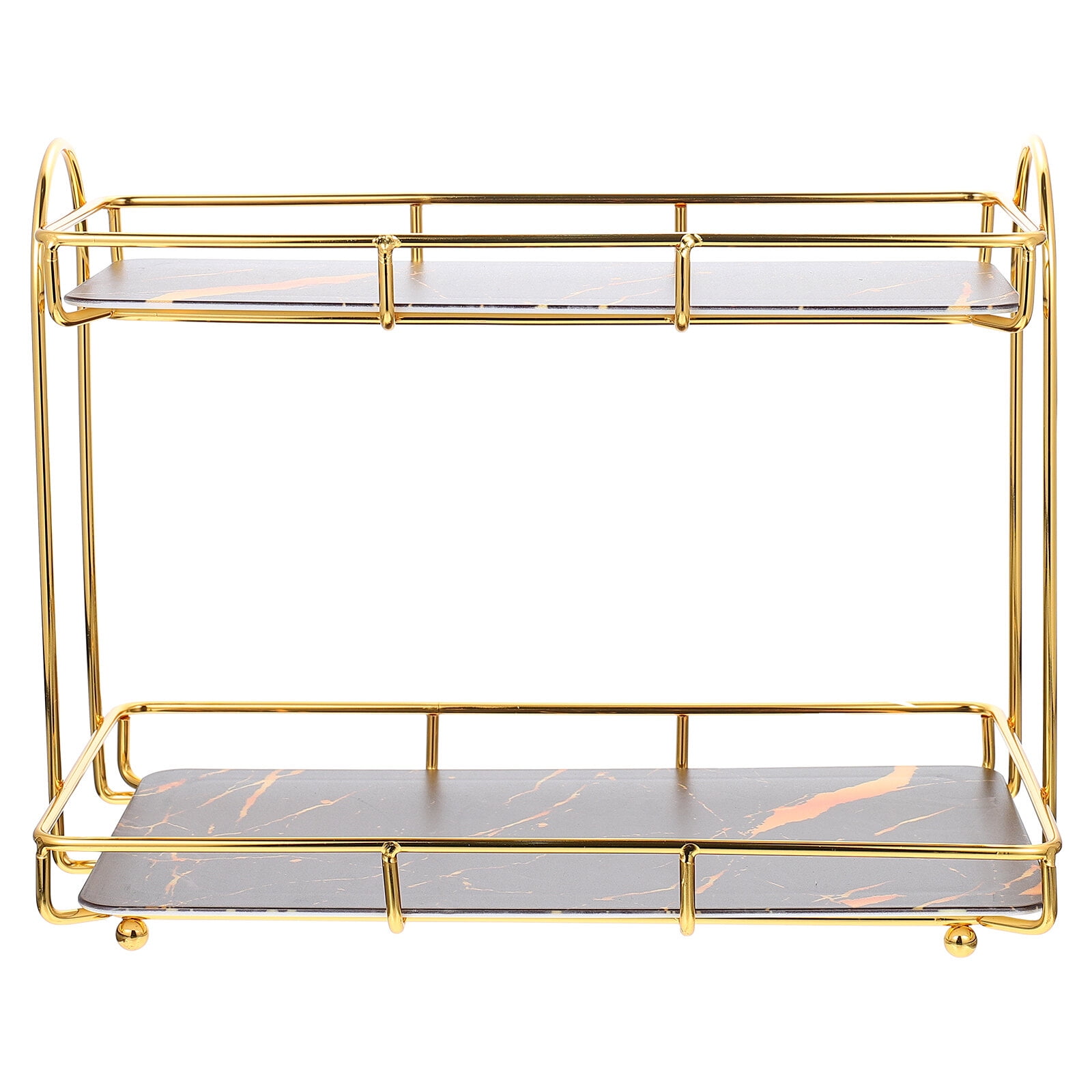 Bathroom Countertop Organizer for Cosmetics Toiletries 2 Tier Desktop ...