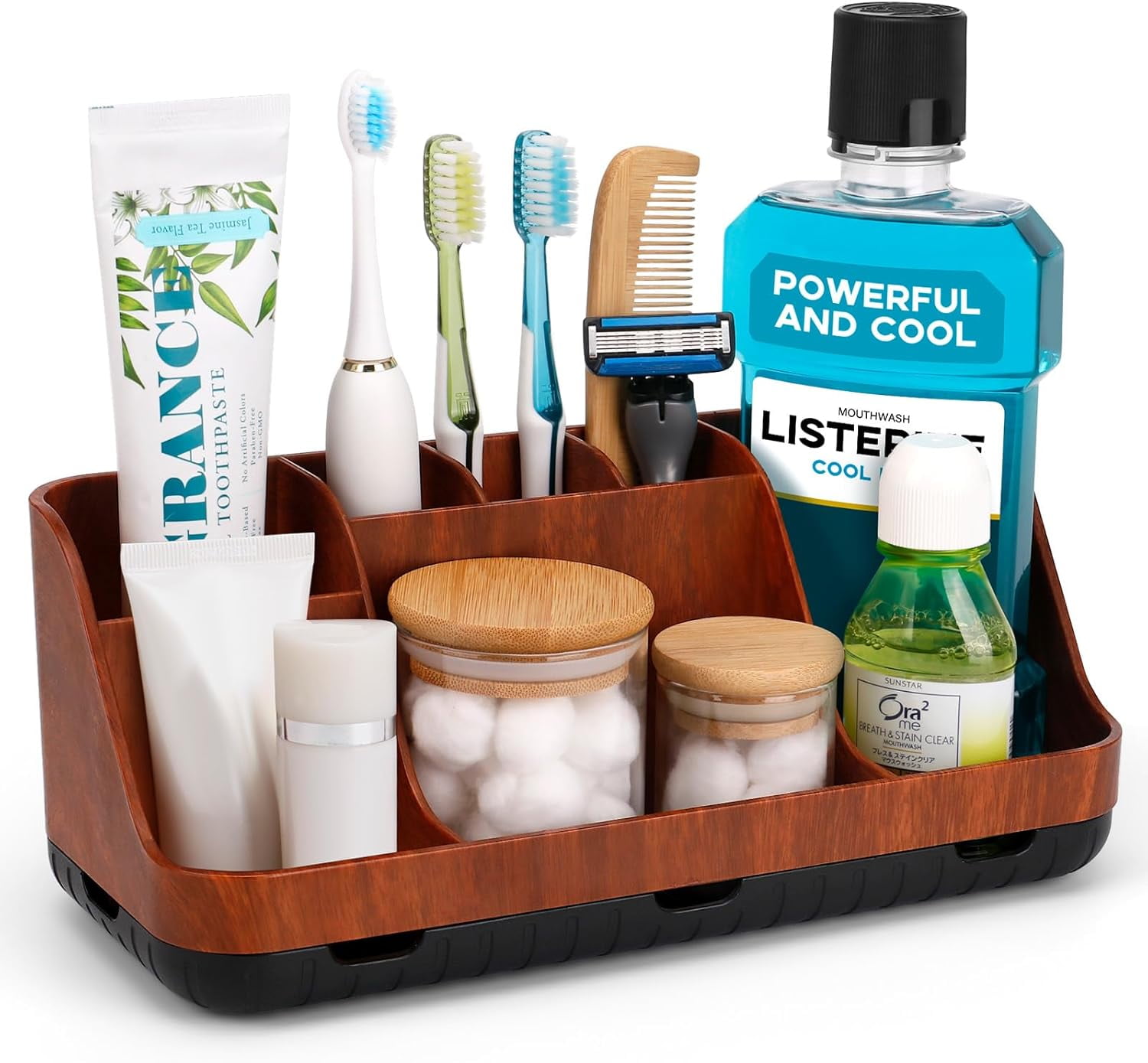 Bathroom Countertop Storage Rack Toothbrush Holder - Kids Electric ...