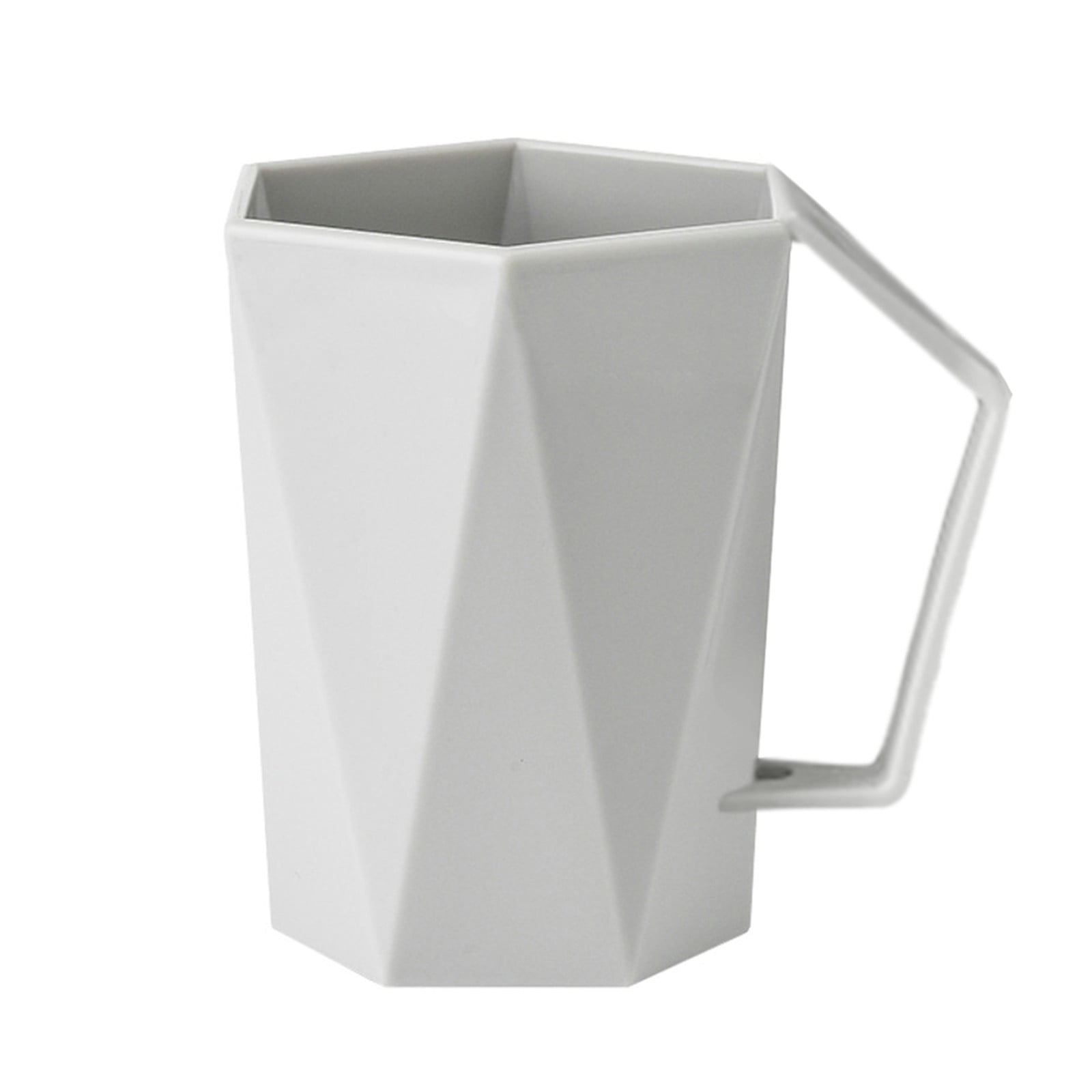Bathroom Cup with Comfortable Handle, Toothbrush Cup, Plastic ...