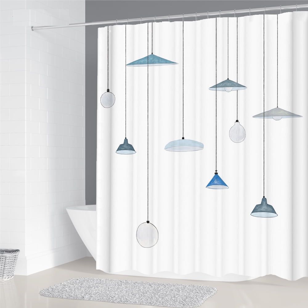 Bathroom Curtain Modern Simple Pattern Home r Waterproof Polyester ...
