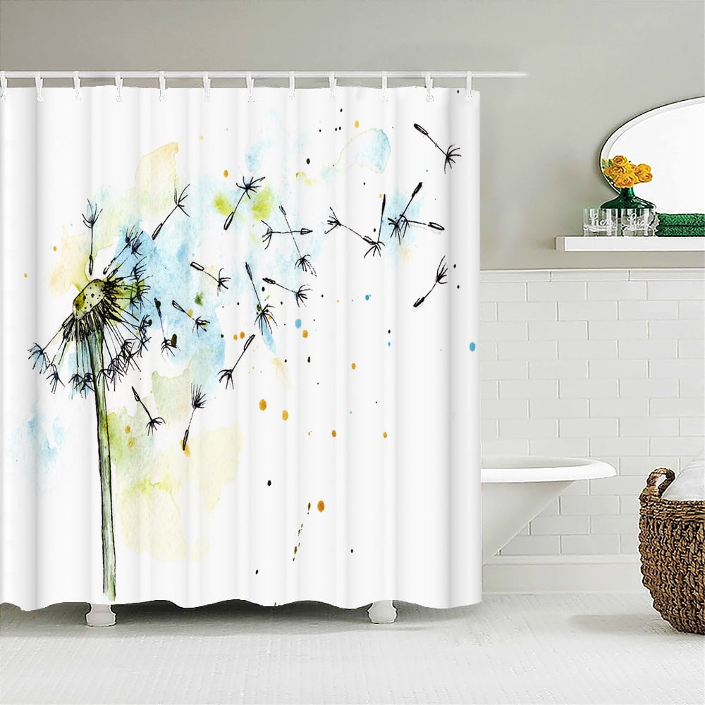 Bathroom Curtain Modern Simple Pattern Home r Waterproof Polyester ...